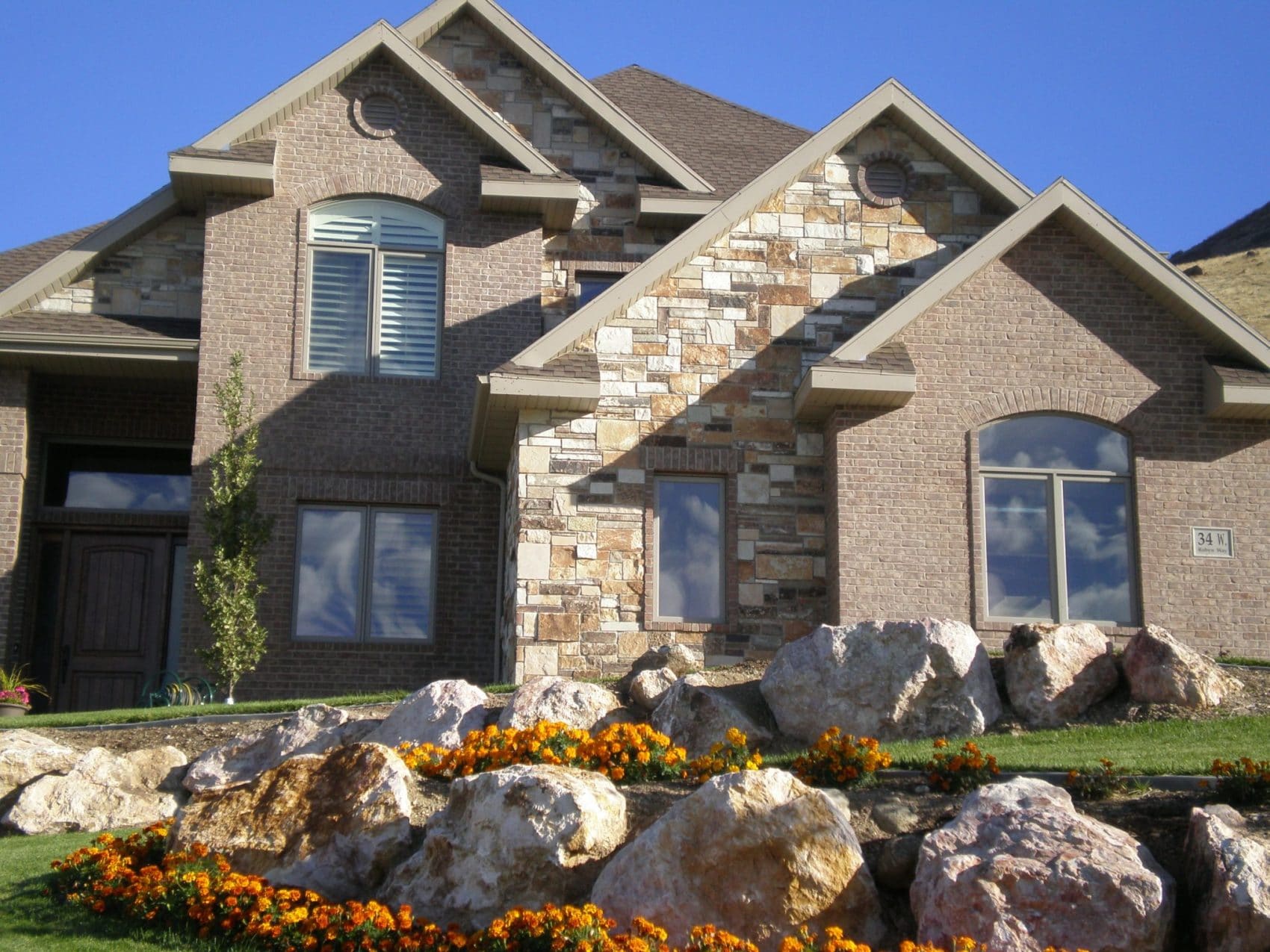 Five Easy Steps to a Perfect Stone & Brick Combo Exterior - Hearth and ...