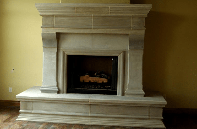 Honed & Profiled Limestone Mantels for 